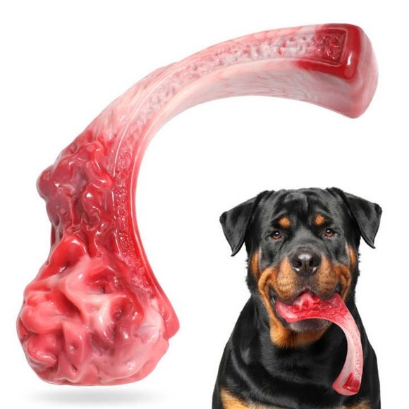 Vigor | Dog | Dog Chew Toy Simulation Steak Shape Beef Flavor Nylon ...